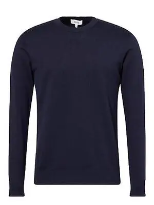 ARNE Long-sleeve Knitted Jumper - Navy