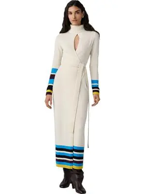 Diane Von Furstenberg Bea Sweater Dress - Ivory Combo