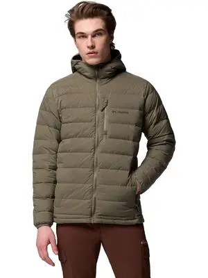 Columbia Drift Peak™ Stretch Down Hooded Jacket - Stone Green