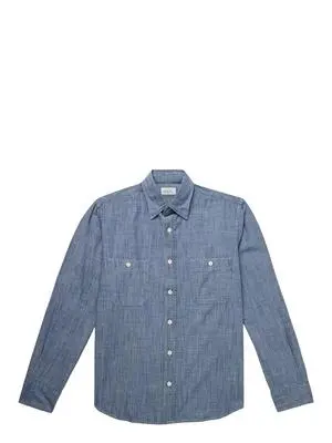 Hartford Cotton-chambray Shirt - Blue