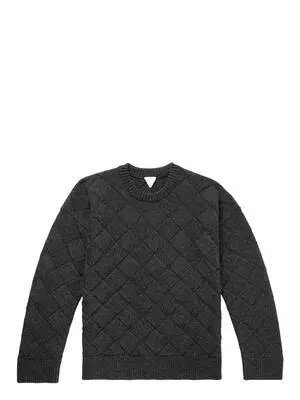 Bottega Veneta Wool-blend Sweater - Gray