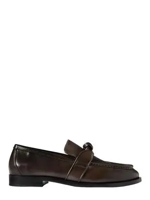 Bottega Veneta Astaire Knot-detailed Loafers - Brown