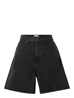 SLVRLAKE Relaxed Denim Shorts - Black