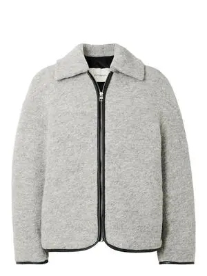JW Anderson Padded Wool-blend Jacket - Gray