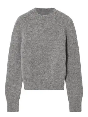 Dries Van Noten Alpaca-blend Sweater - Gray