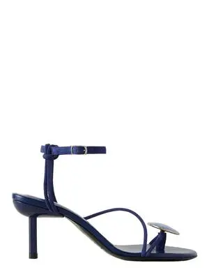 Christopher Esber Doma Embellished Suede Sandals - Blue