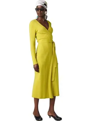 Diane Von Furstenberg Astrid Wrap Dress - Pepperoncini