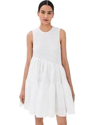 Cecilie Bahnsen Abigail Mini Dress - White