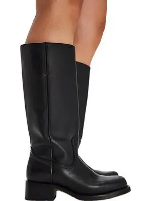 Frye Campus 14l Wide Calf Boots - Black