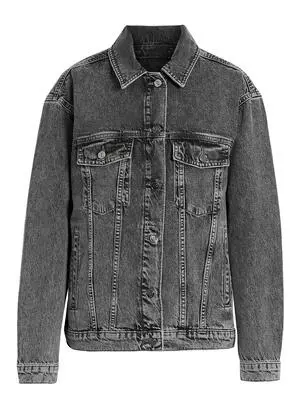 ANINE BING Rory Denim Jacket - Dark Gray