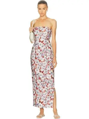 Posse Rosalie Strapless Maxi Dress - Lily Garden