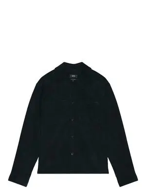 A.p.c. Leon Surchemise In Navy - Dark Navy