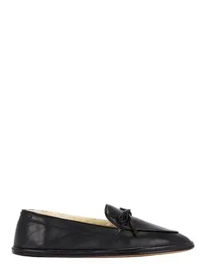 EMME PARSONS Parker Loafer Black Nappa & Shearling