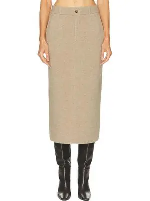 GUEST IN RESIDENCE Tailored Cashmere Skirt