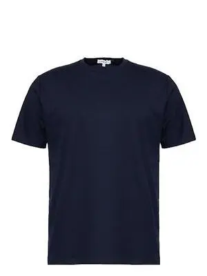 ARNE Mercerised Interlock Cotton-jersey T-shirt - Navy