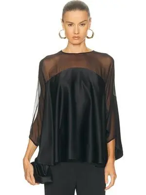 Adam Lippes Apollo Top - Black