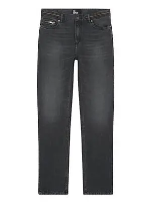 The Kooples Zip-detail Skinny-leg Jeans - Black Washed