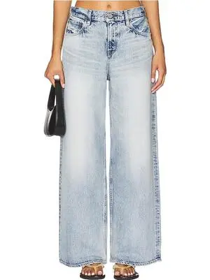 Moussy Vintage Lewes Super Wide Jeans - Blue