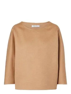 Max Mara Radioso Camel Hair Blouse - Beige