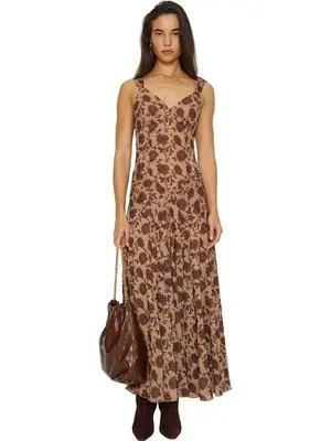 REFORMATION Narcissa Maxi Dress Pink