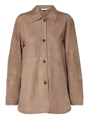 Max Mara Estate Suede Overshirt - Brown