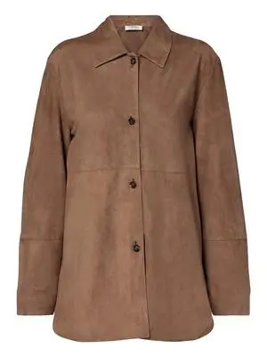 Max Mara Estate Suede Overshirt - Brown