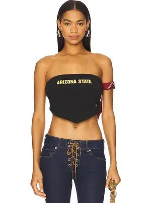 HYPE AND VICE Arizona State University Bandana Top - Black
