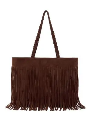 REFORMATION Luna Tote Bag - Brown