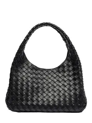 Bottega Veneta Campana Shoulder Bag - Black