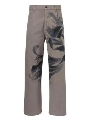 DRIES VAN NOTEN Dries Van Noten Printed Cotton Chinos
