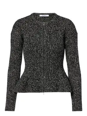 Max Mara Kim Wool And Cashmere-blend Cardigan - Black