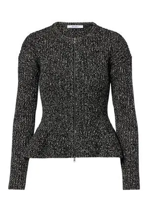Max Mara Kim Wool And Cashmere-blend Cardigan - Black