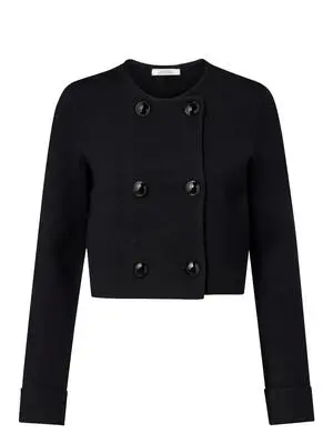 Dorothee Schumacher Sharp Ambition Wool-blend Jacket - Black