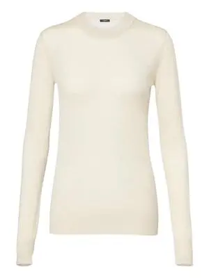 JOSEPH Cashmere Crewneck Sweater - Beige