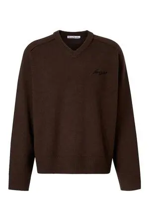 Acne Studios Wool And Yak Sweater - Brown