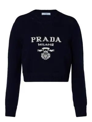Prada Wool And Cashmere Sweater - Blue