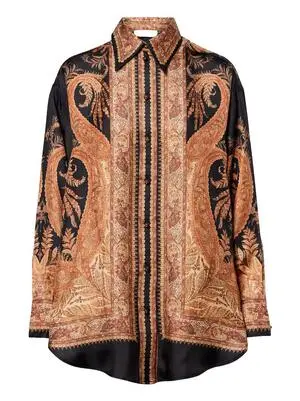 Zimmermann Hypnotic Silk Shirt - Multicoloured