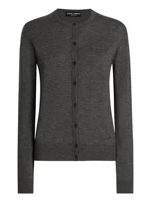 Dolce & Gabbana Cashmere Cardigan - Grey