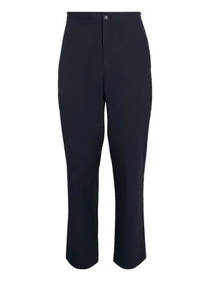 Vince Wool-blend Twill Trousers - Navy
