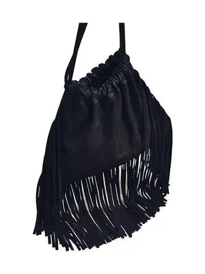 STREETS AHEAD Fringe Shoulder Bag