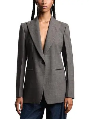 Emporio Armani Peak Lapel Blazer - Solid Medium