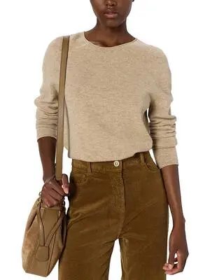 Gerard Darel Eva Wool Crewneck Sweater Beige