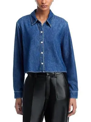 L'AGENCE Annette Chambray Shirt