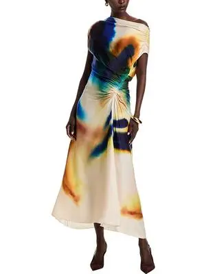 A.L.C. Penny Dress - Lapis Multi