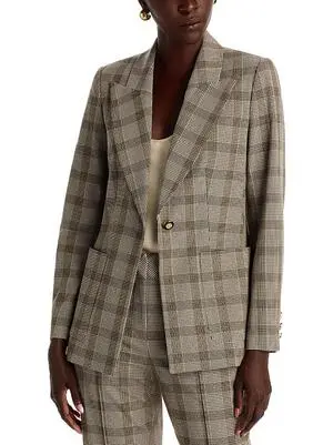 Elie Tahari Elodie Plaid Jacket - French Plaid