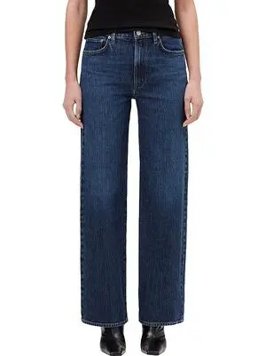 AGOLDE Harper Mid-rise Straight Jeans - Echo