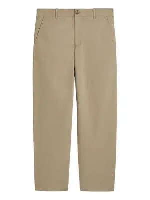 Cos Cotton Straight-leg Chinos - Beige