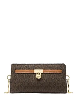 Michael Kors Hamilton Moderne Extra-small Signature Logo Convertible Crossbody Bag - Brown