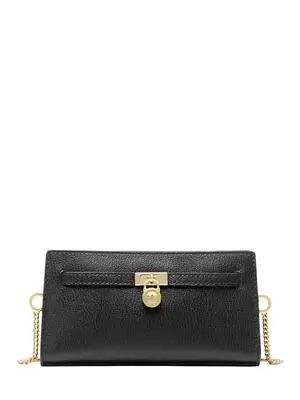 Michael Kors Hamilton Moderne Extra-small Leather Convertible Crossbody Bag - Black