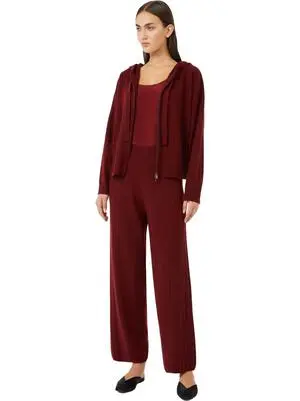 Max Mara Silk Crêpe De Chine Top - Bordeaux